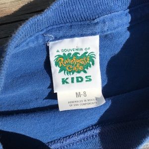 Rainforest Café | Tops | Blue Rainforest Cafe Elephant Logo Graphic Tee ...